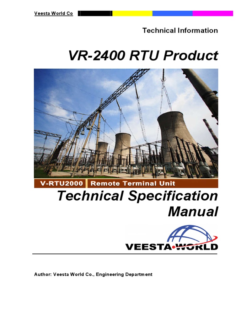V-RTU2000 - VR-2400 Technical Specification Manual V1-0-En | PDF