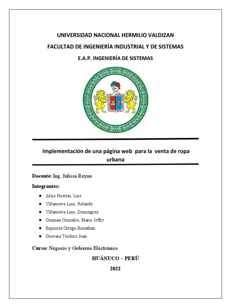 Implementación de una página web para la venta de ropa urbana | PDF | Bases de datos | Software