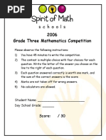 RSM STD 5-6 Practice Test | PDF