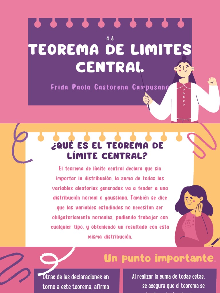 4.3 Teorema Lineal Central FRIDA CASTORENA | PDF | Media | Distribución ...