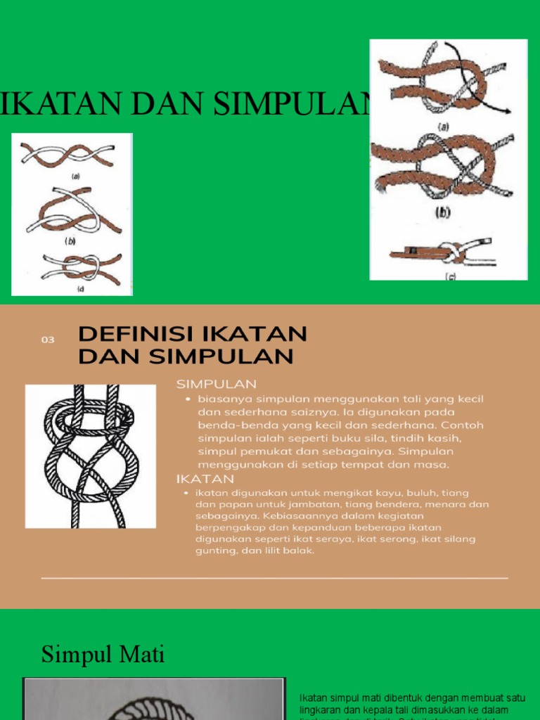 Ikatan Dan Simpulan (Gajet) | PDF