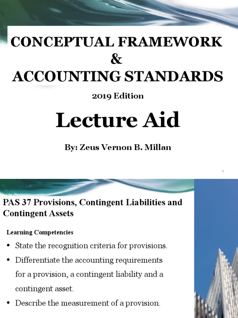 Pas 37 - Provisions, Contingent Liab & Contingent Assets | PDF ...