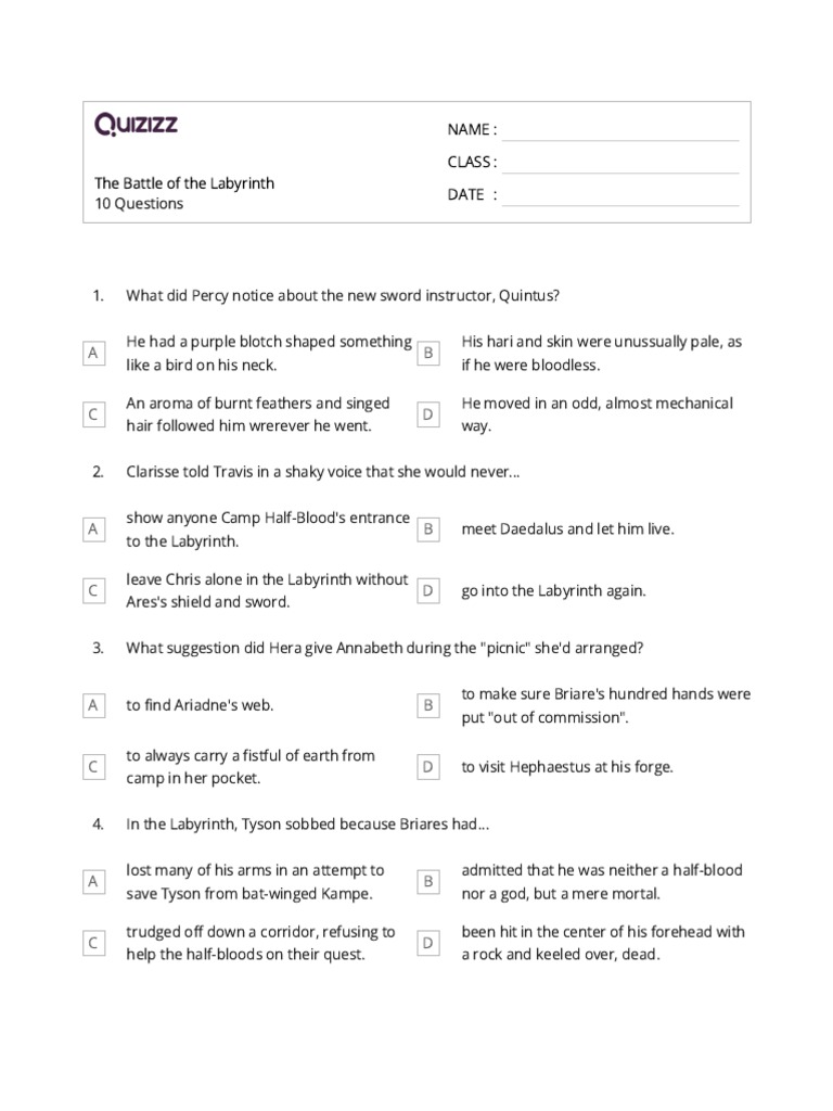 The Battle of The Labyrinth | PDF