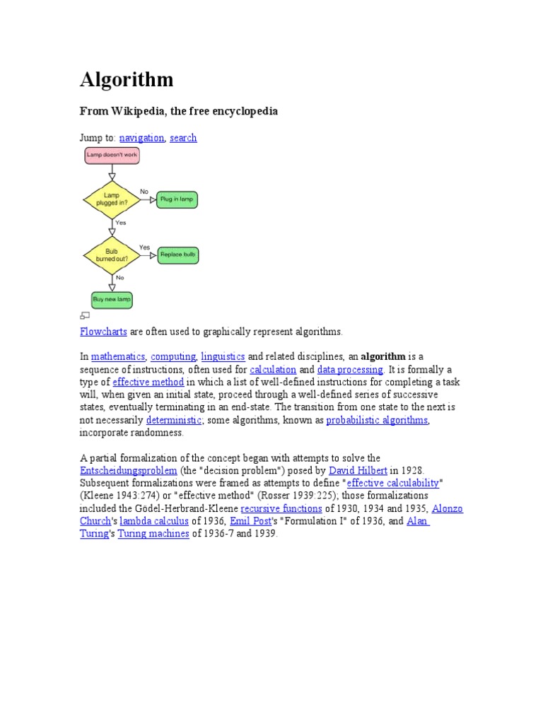 Algorithm | PDF | Teaching Methods & Materials