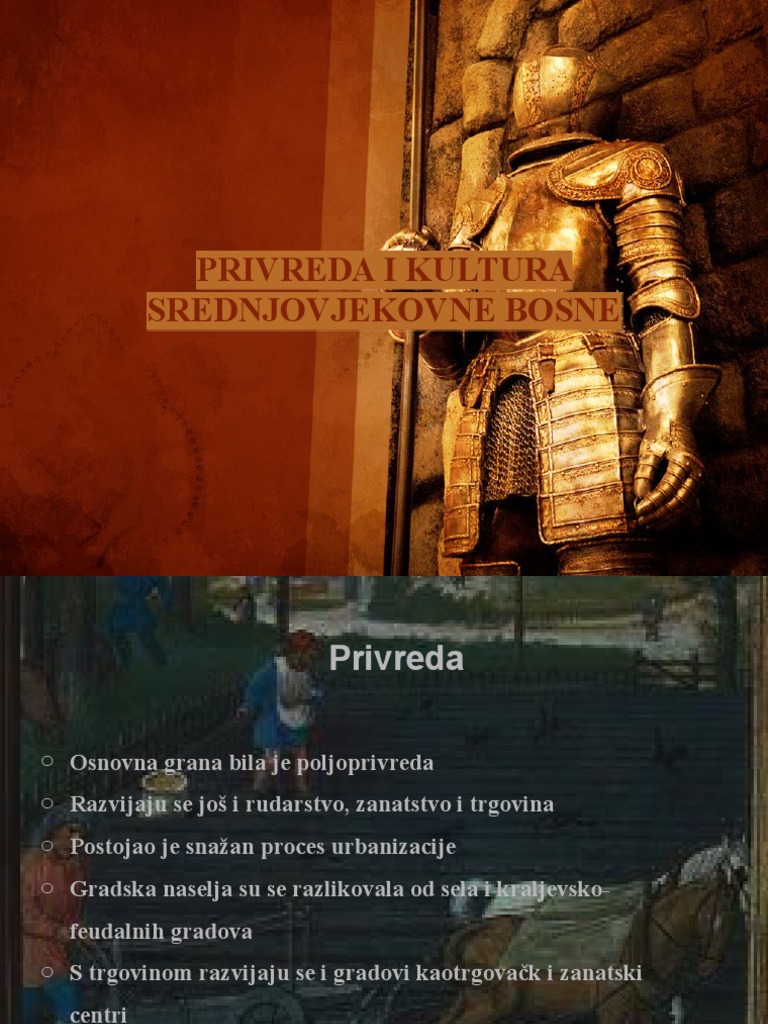 Privreda I Kultura Srednjovjekovne Bosne | PDF