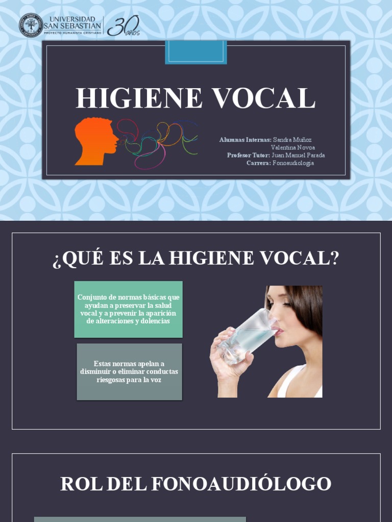 Higiene Vocal | PDF | Laringe | Medicina CLINICA
