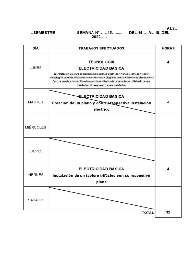 Cuaderno de Informes 3 | PDF | Ingenieria Eléctrica | Electricidad