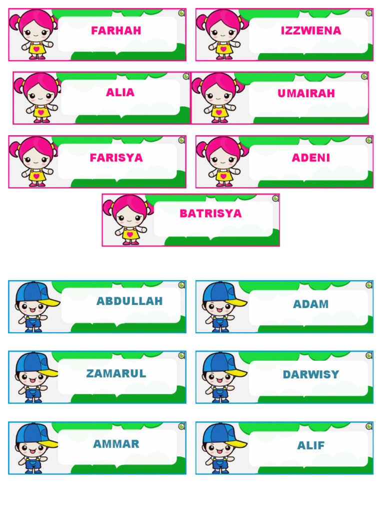 Label Nama Murid | PDF