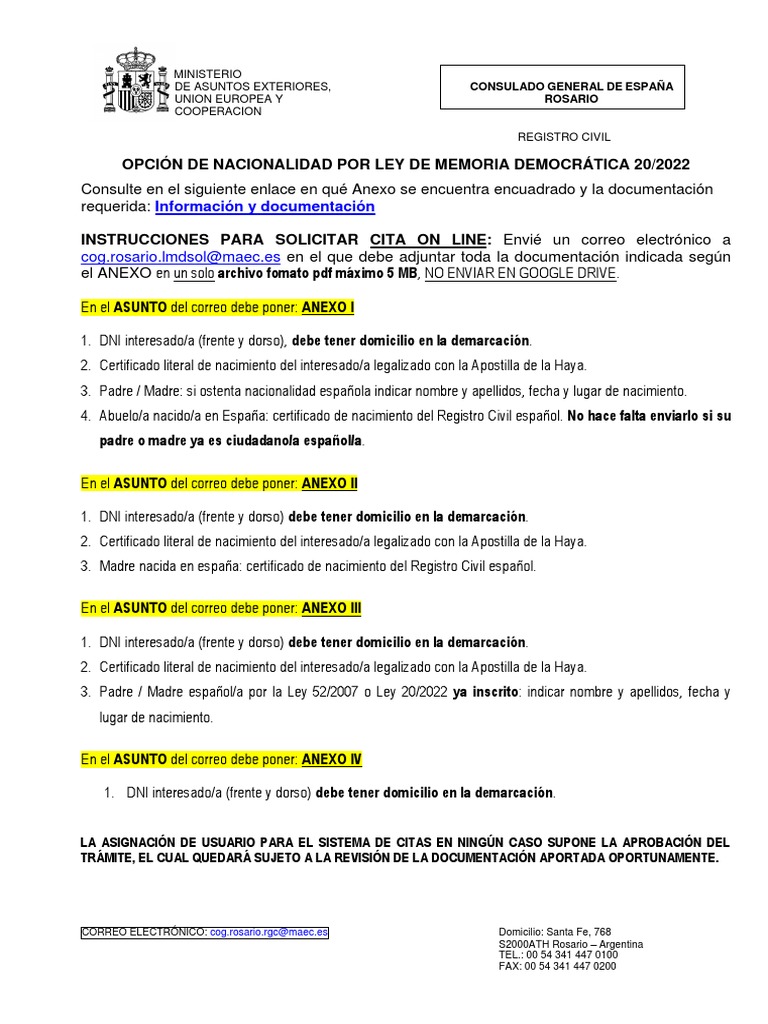 Instrucciones Citas LMD | PDF | Gobierno y personalidad