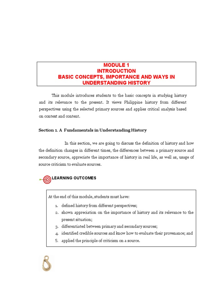 Module 1 | PDF | Primary Sources | Teaching Method