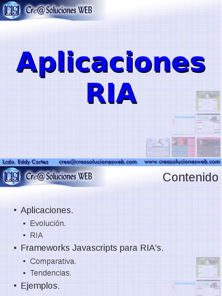 Aplicaciones Ria Pdf Aplicación De Internet Enriquecida Software 