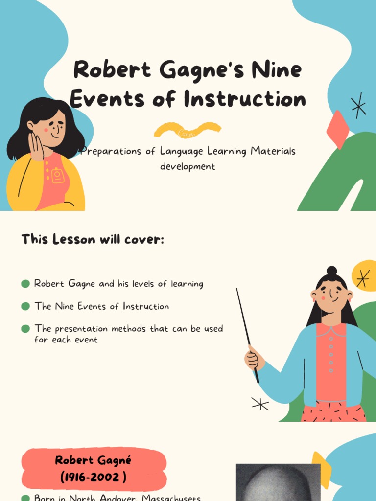 Robert Gagne's Nine Events of | PDF | Learning | Educational Assessment