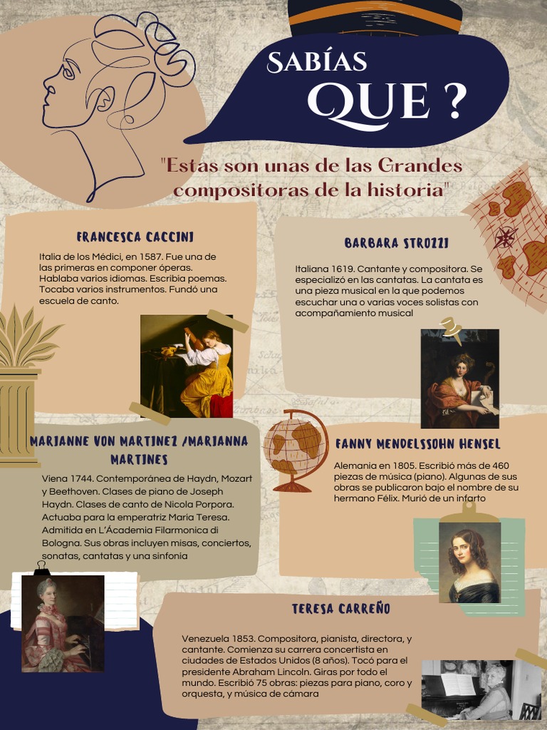 Grandes Compositoras de La Historia | PDF | Música clásica | Las artes ...