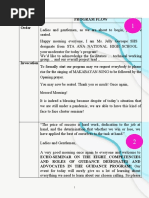 Masters of Ceremony Sample Script - Emcee Script For INSET SEMINAR 2019 ...