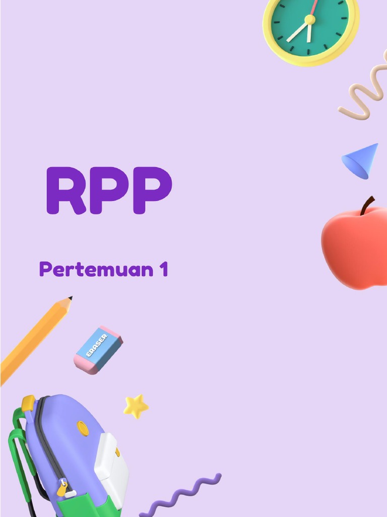 RPP Pertemuan 1 | PDF