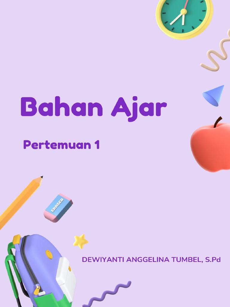 Bahan Ajar Pertemuan 1 | PDF
