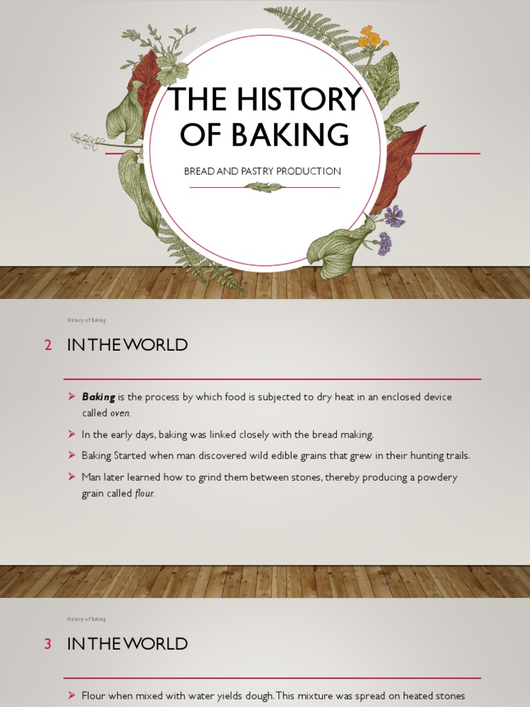 1 The History of Baking | PDF | Baking | Breads