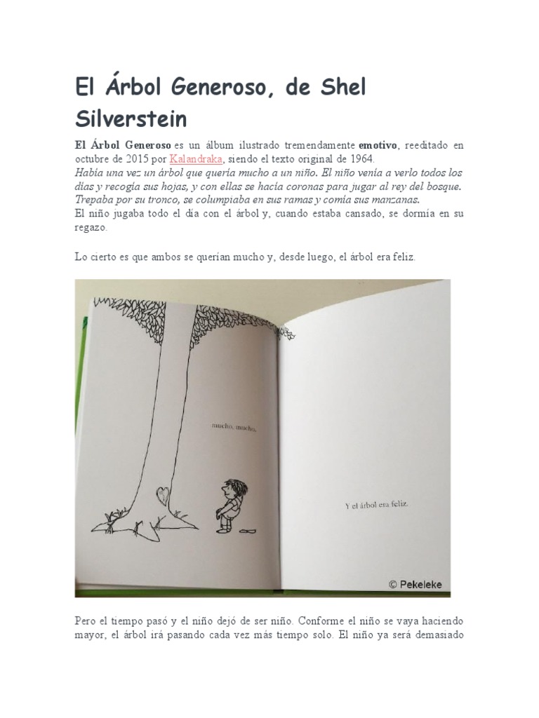 La Portada Del árbol Generoso Un Lobo Llamado Fire