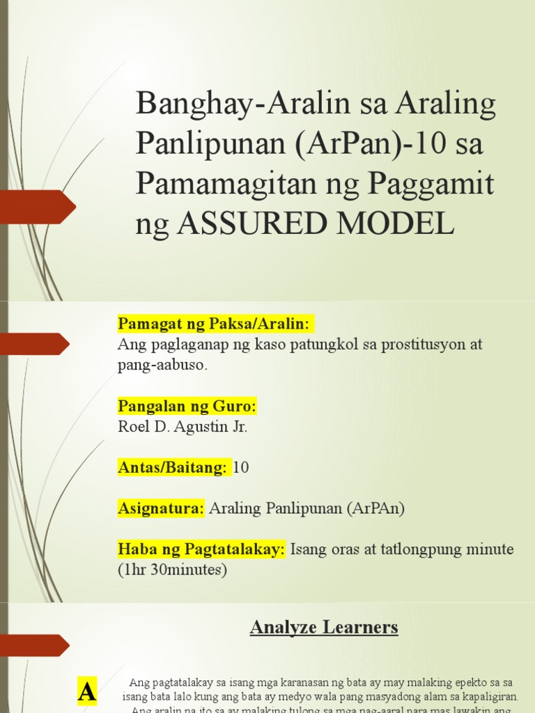 Ped 4 For Technology (Sample Lesson Plan) | PDF