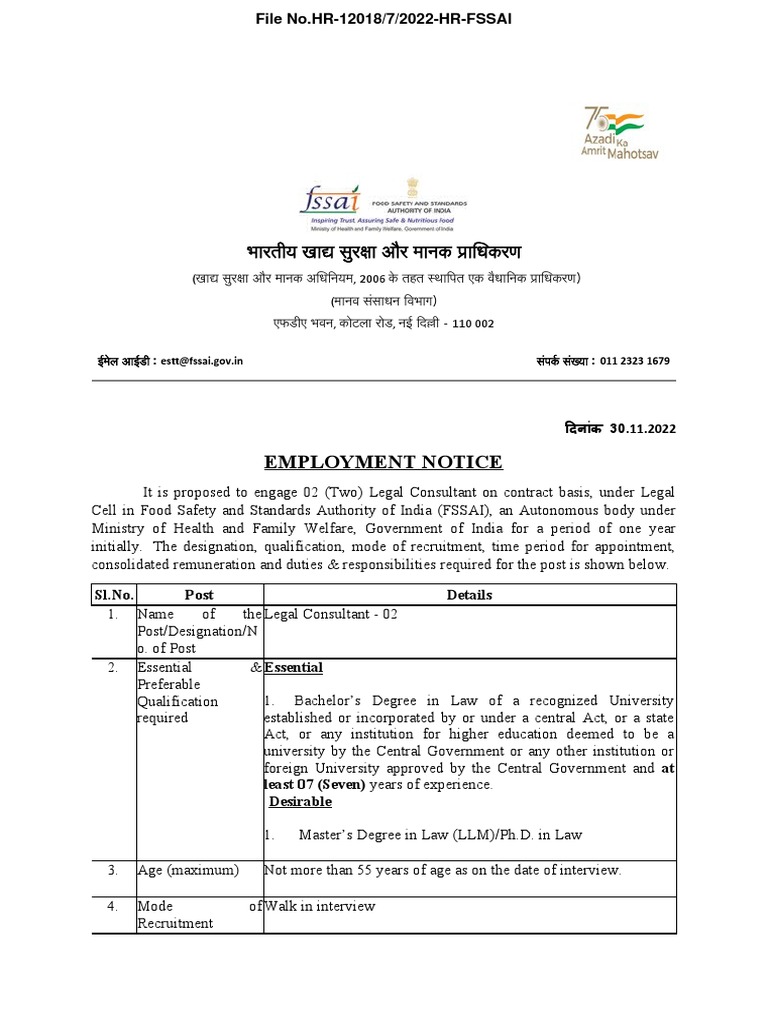 Notice Legal Consultant Contract 01 12 2022 | PDF | Academic Degree ...