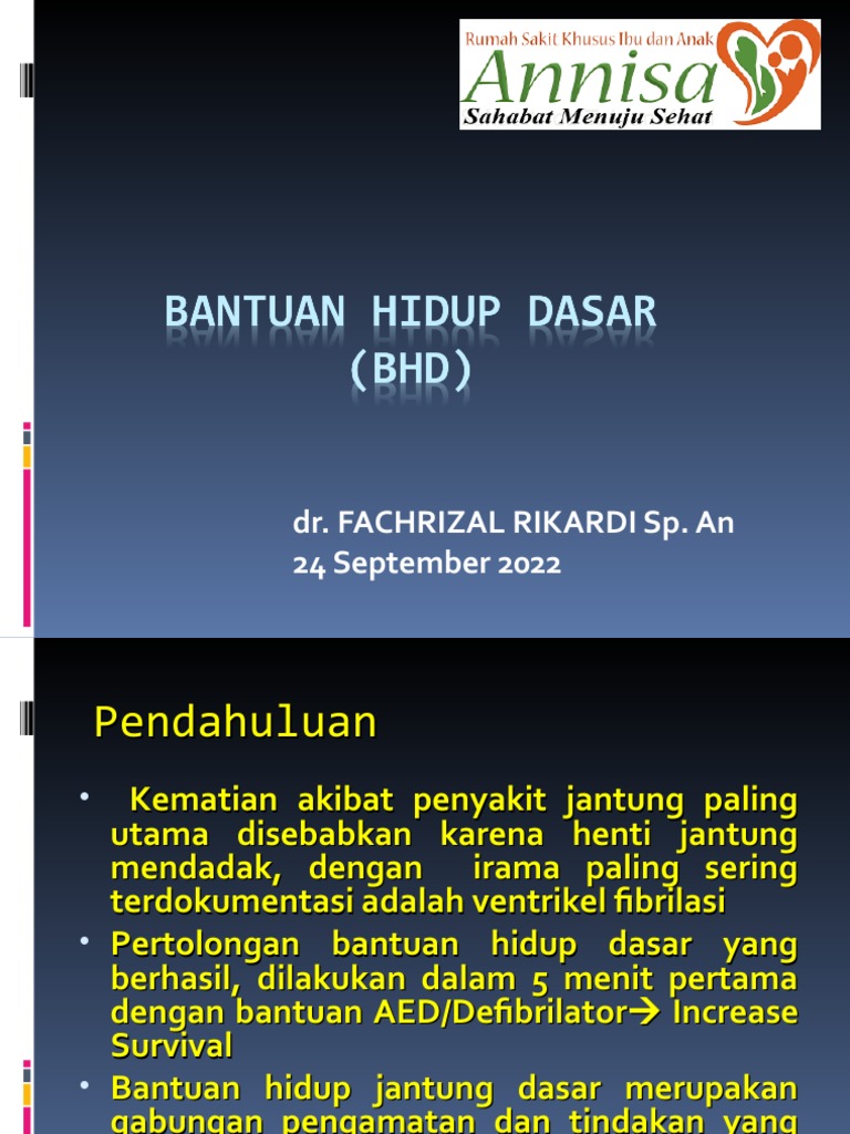 Bantuan Hidup Dasar New Rsia Annisa | PDF