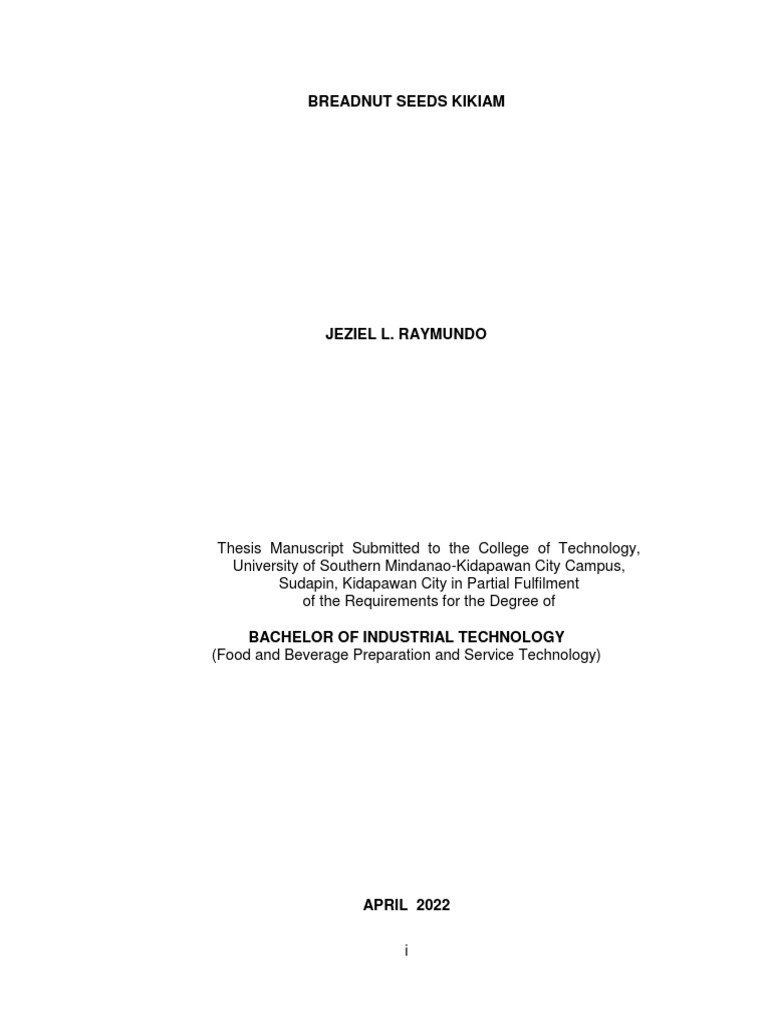 Experimental Study | PDF | Foods | Flour