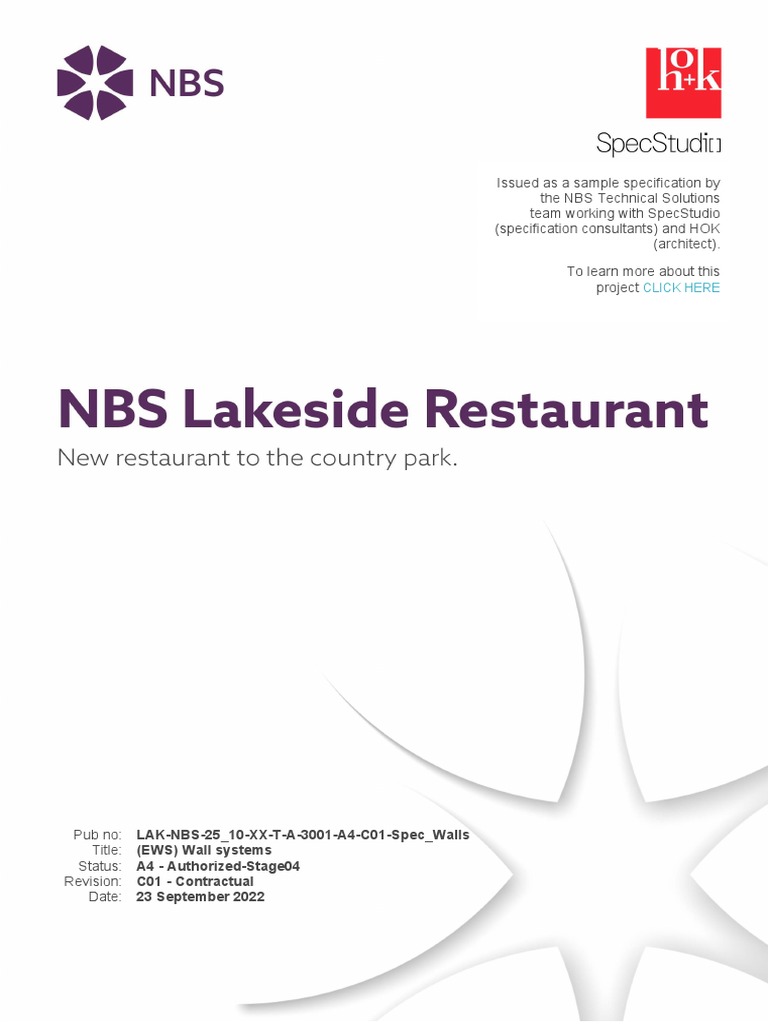 NBS Specification for Kalwall Wall Systems | PDF | Masonry | Mortar ...