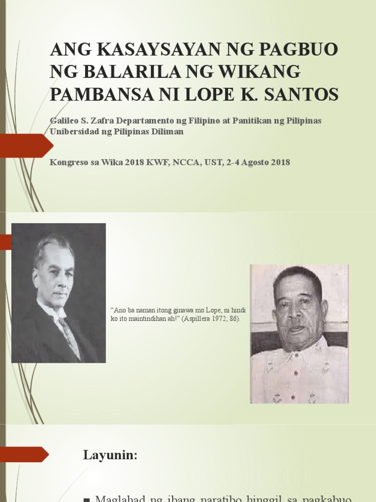 Ang Kasaysayan NG Pagbuo NG Balarila NG Wikang | PDF