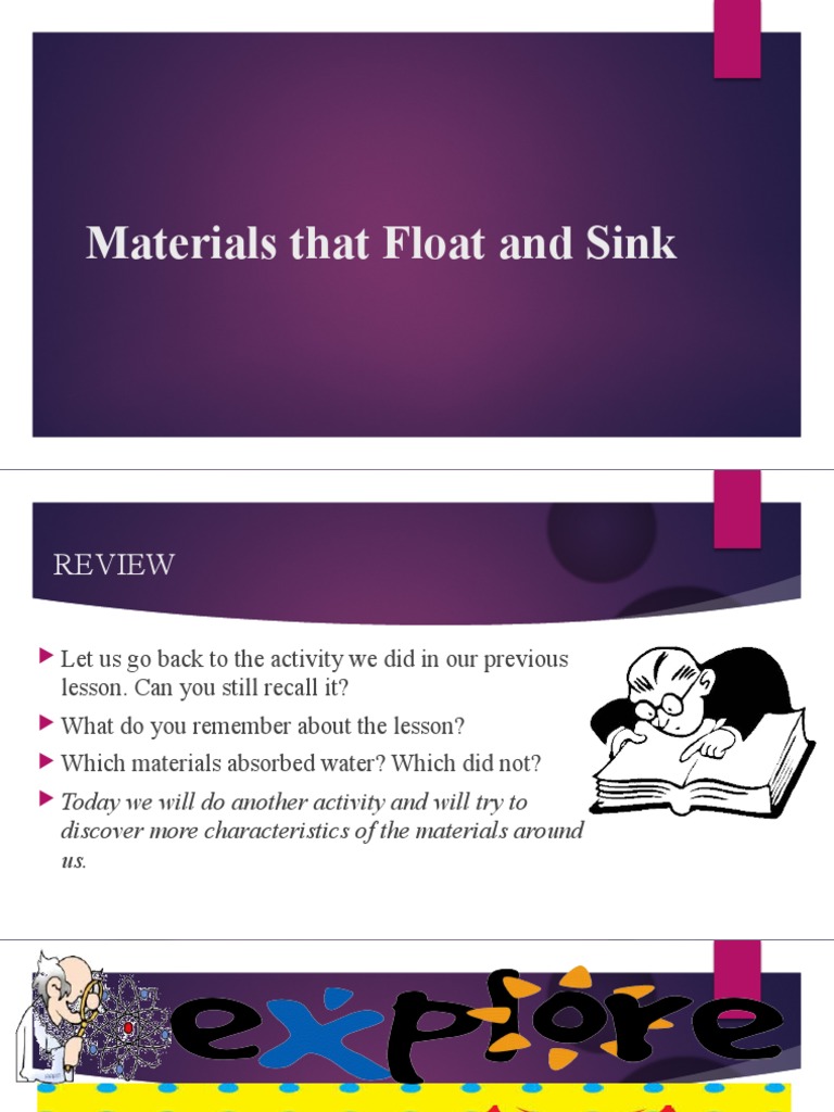 Float or Sink: Grade 4 Science Activity | PDF | Buoyancy | Water