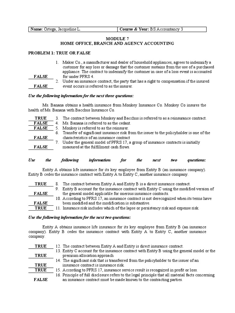 Module 8 | PDF | Insurance | Reinsurance