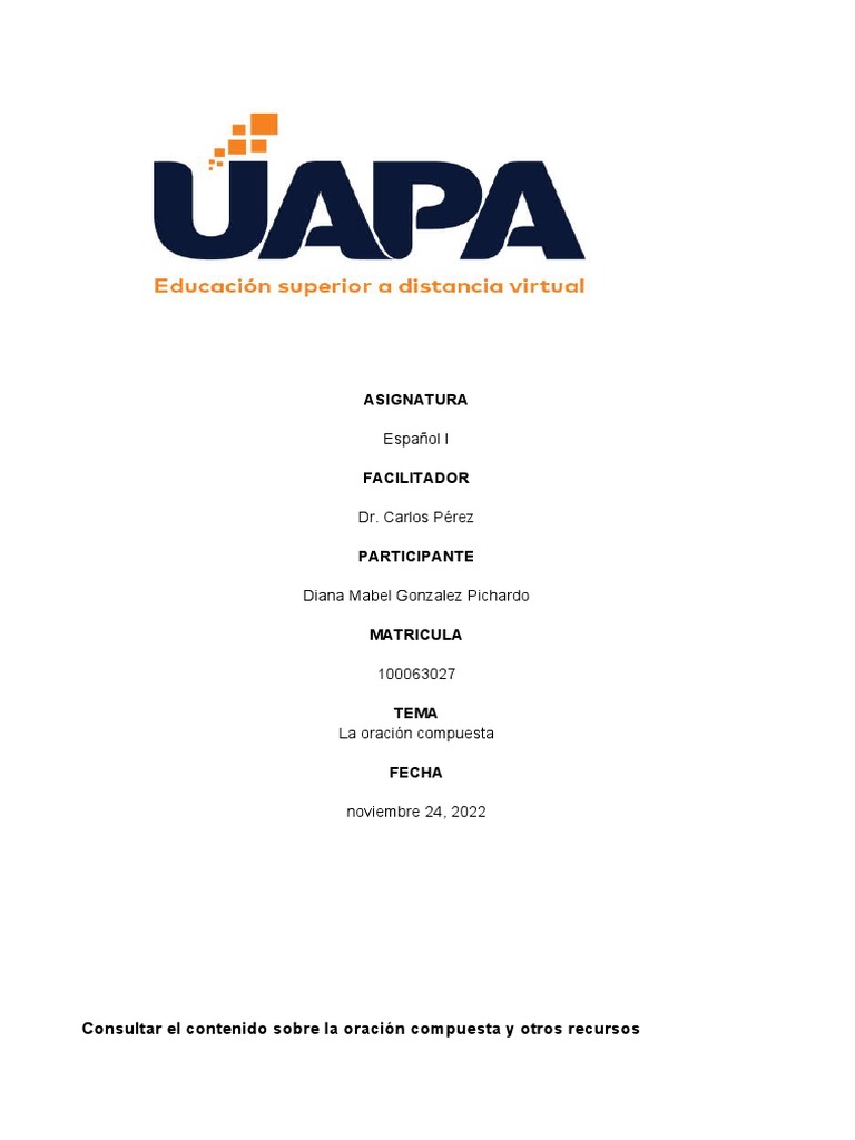 Tarea Viii Espanol I | PDF