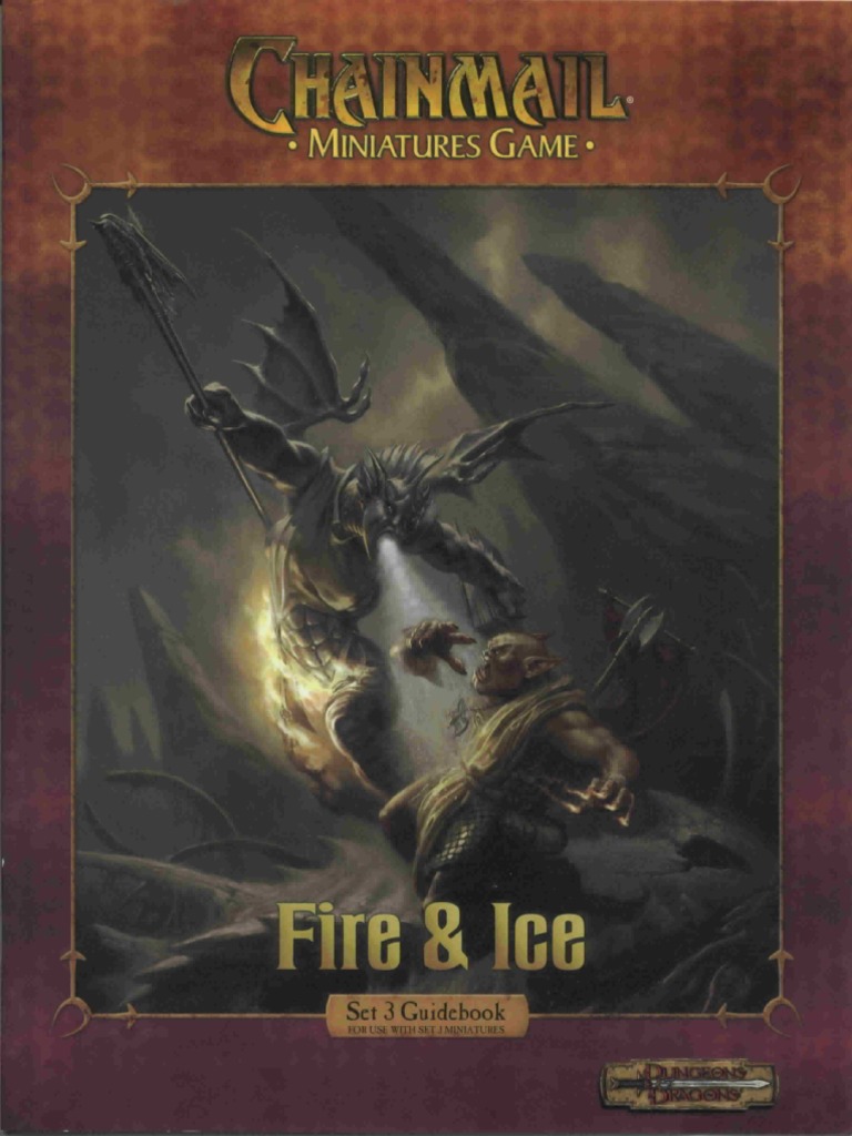 Chainmail Miniatures Set 3 Miniatures Fire & Ice | PDF