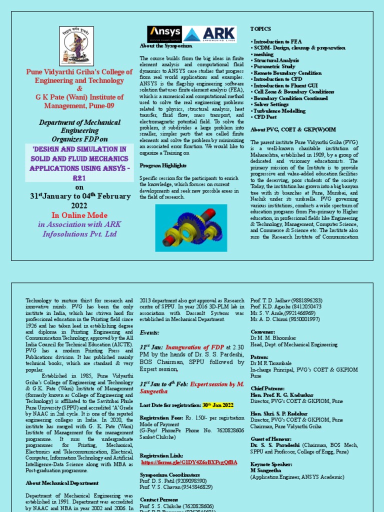 Ansys FDP PVG Brochure | PDF | Finite Element Method | Engineering