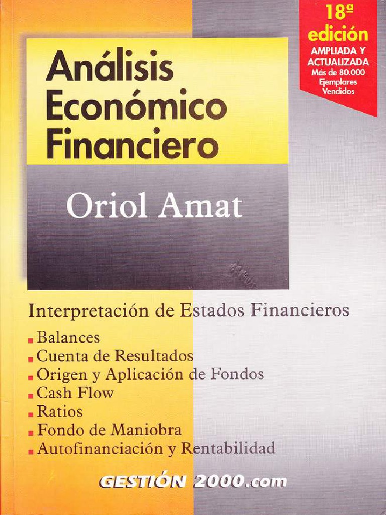 Análisis Económico Financiero - Oriol Amat | PDF