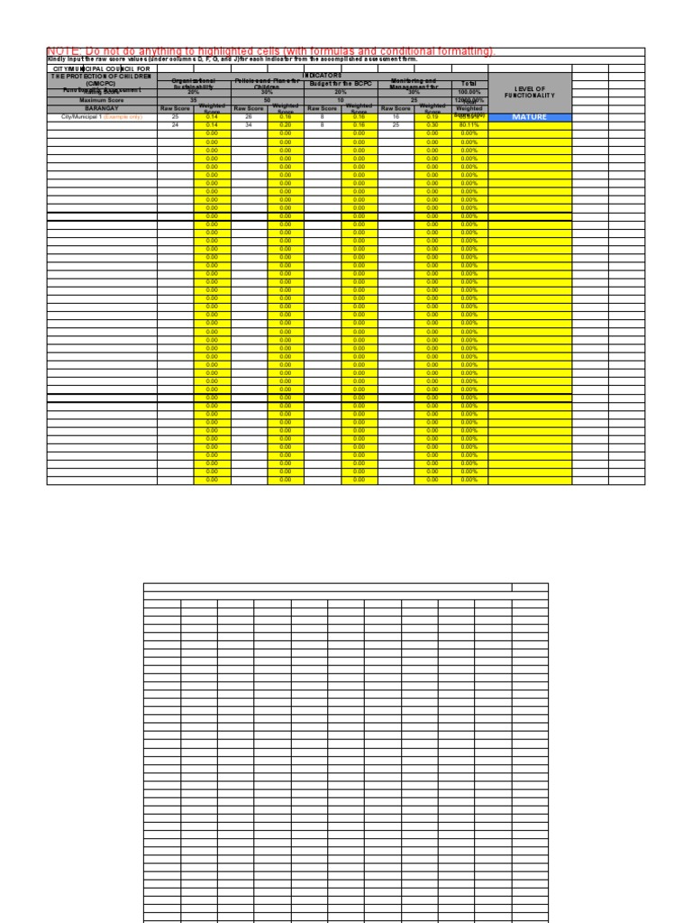 LCPC Functionality Assessment Form | PDF