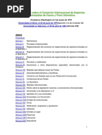 Apéndices de La CITES (General) PDF | PDF | Organismos | Familia