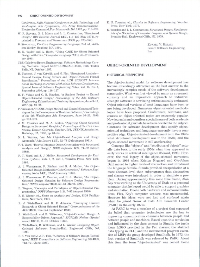 Object Oriented Development | PDF | Object Oriented Programming | Inheritance (Object Oriented ...