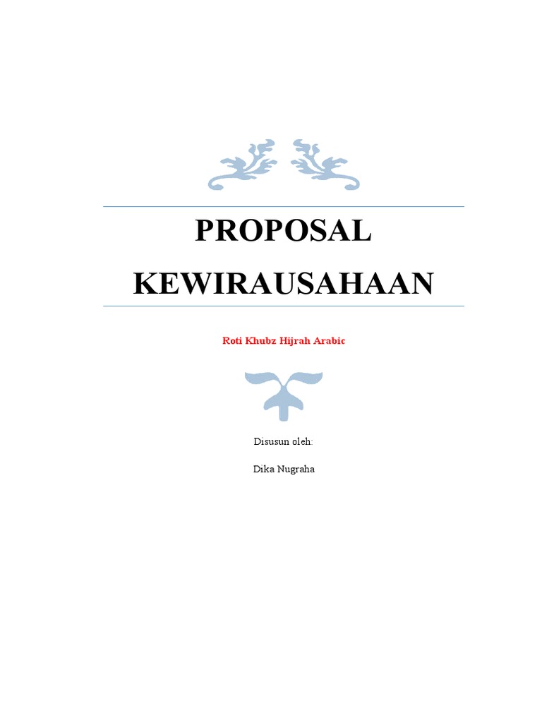New Proposal Usaha Editing | PDF