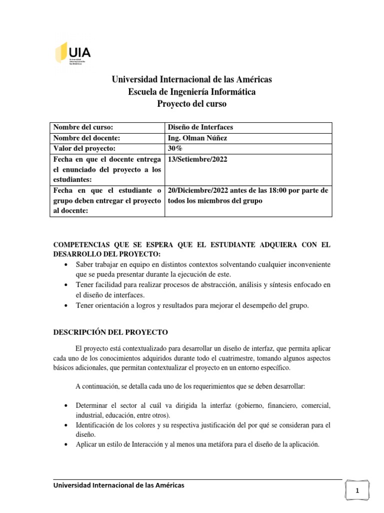Diseño de Interfaces.2022-III - Proyecto.v2 | PDF | Diseño | Diseño de ...