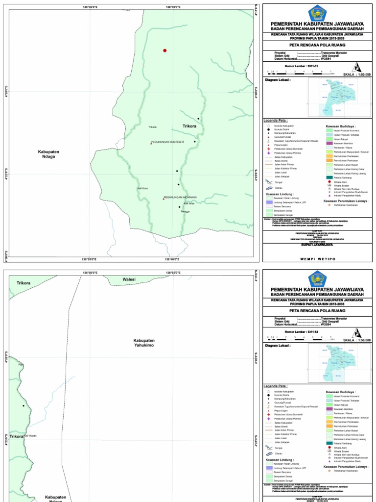Peta RTRW Kabupaten | PDF