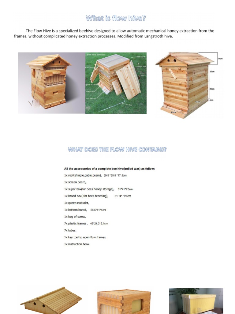 Automatic Flow Bee Hive | PDF