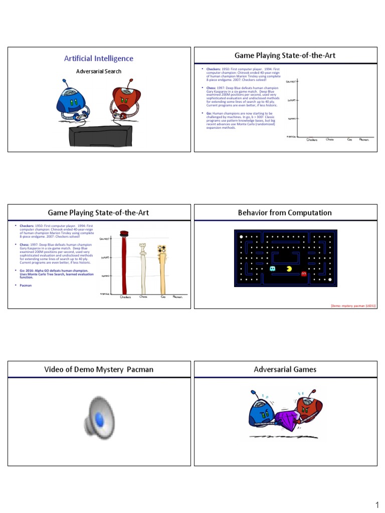 Lecture6 Adversarial Search Pdf Theoretical Computer Science Computer Science