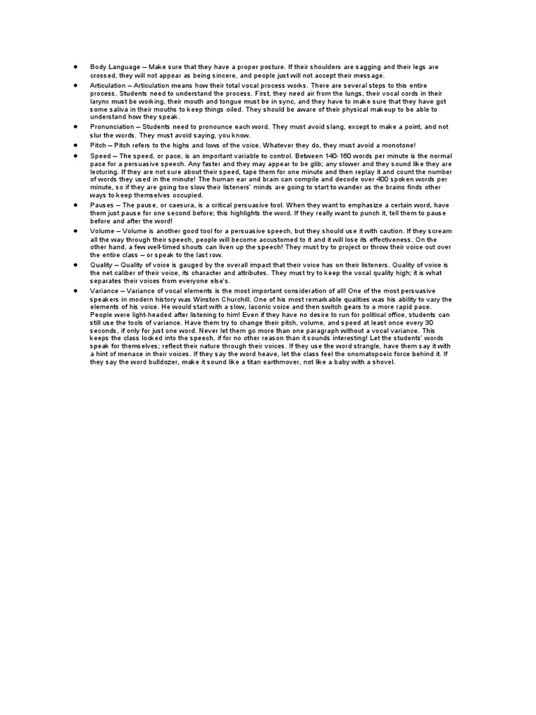 Rubrics in Speech | PDF | Human Voice | Speech