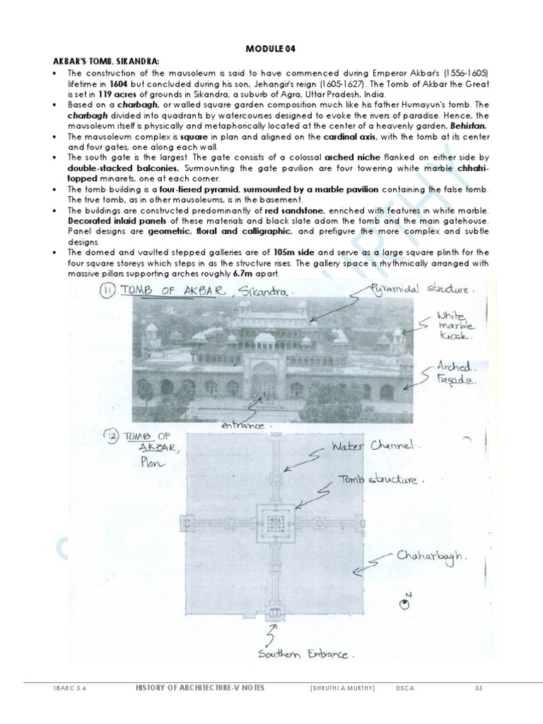 18arc5.4 Hoa V Notes Module 4 | PDF | Architectural Elements ...