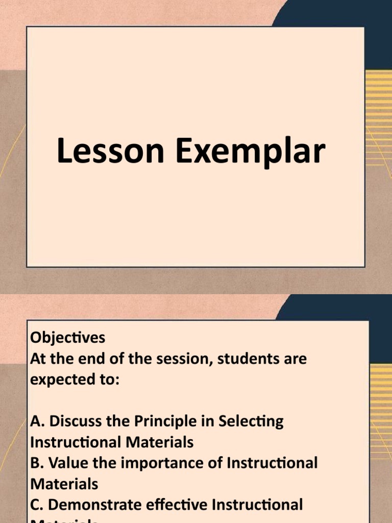 Principles in Selecting Ims | PDF | Learning | Teachers