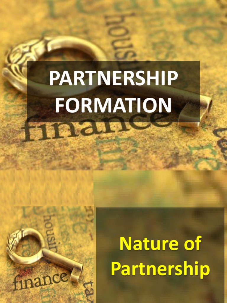 Partnership Formation | PDF | Partnership | Book Value