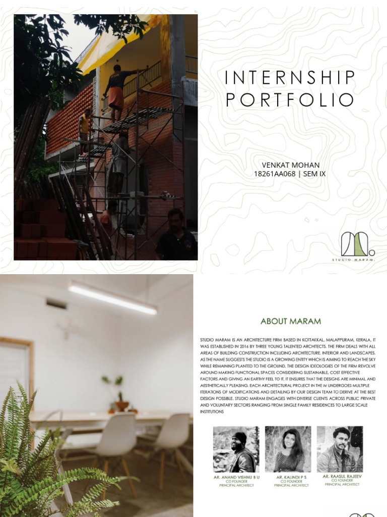 18261AA068 Internship Portfolio | PDF | Home | Buildings And Structures