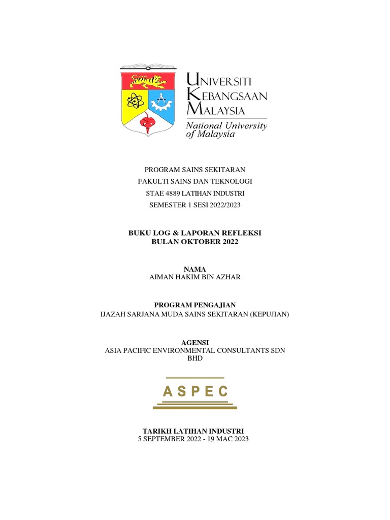 Laporan Bulanan & Buku Log UKM | PDF