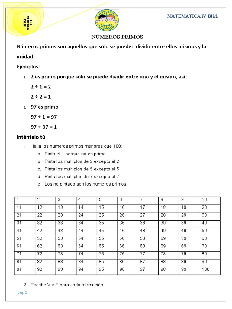 7 Números Primos | PDF