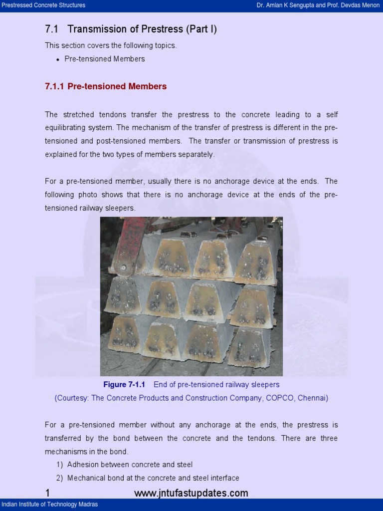 Prestressed Concrete R16 - UNIT-6 | PDF | Prestressed Concrete ... Prestressed Concrete R16 - UNIT-6 | PDF | Prestressed Concrete ...